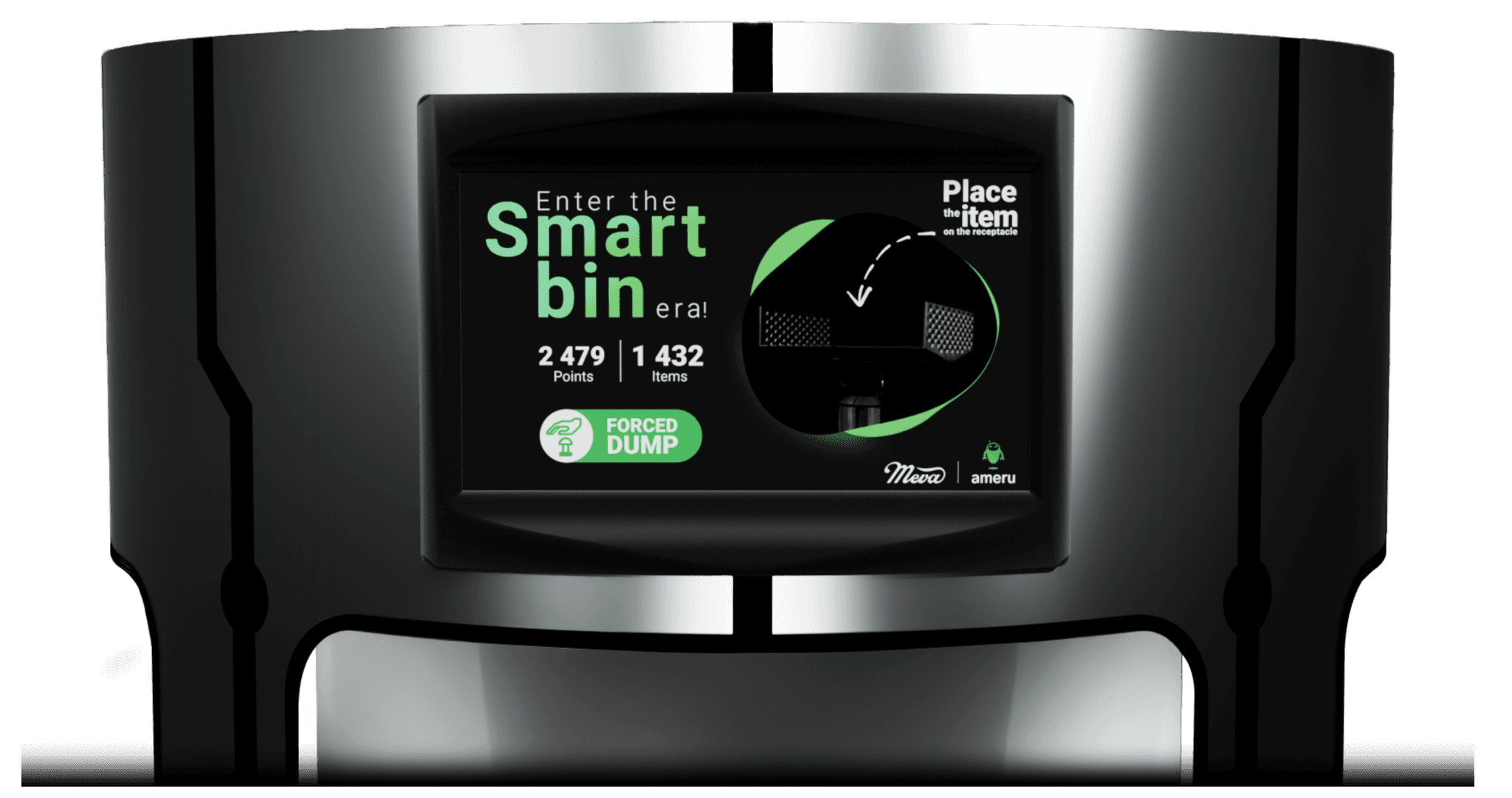 Public Spaces Smart Bin | Ameru - Revolutionizing Waste Management with ...